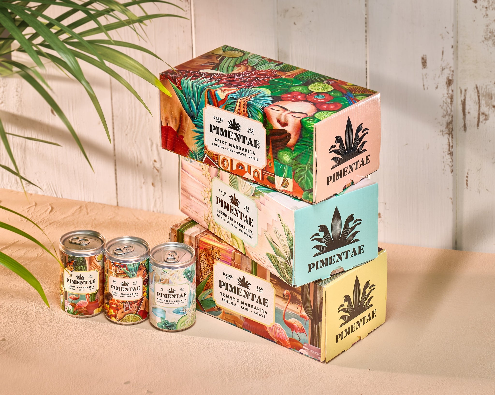 Margarita Festive Pack | Canned Margarita Cocktails | Pimentae